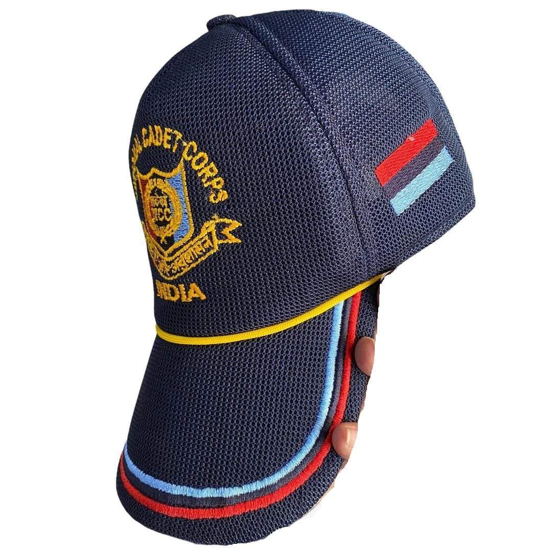 Ncc Tiranga Full net Summer Cap - SWASTIC POLICE STORE